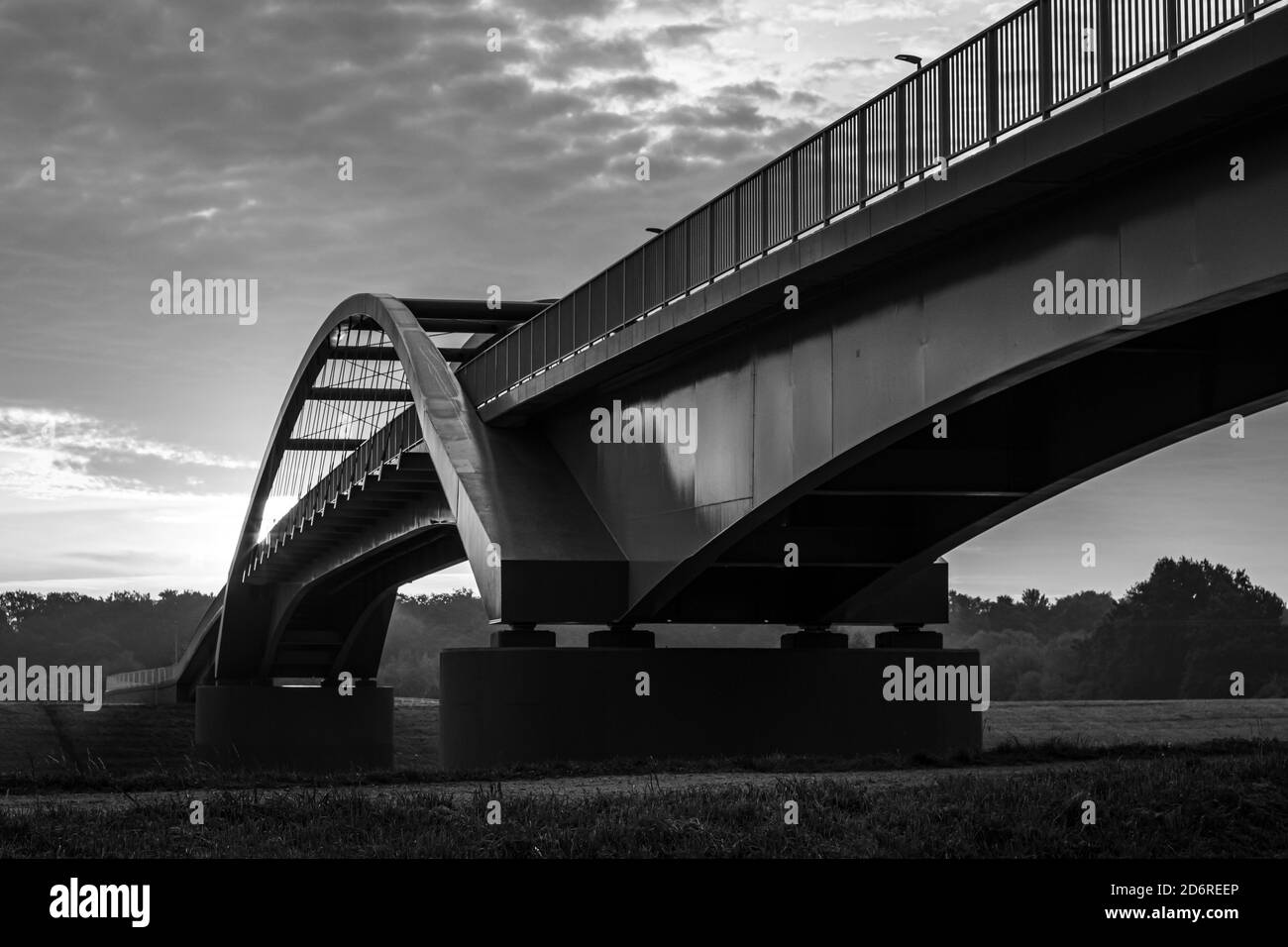 Cyclists pedestrians Black and White Stock Photos & Images - Alamy