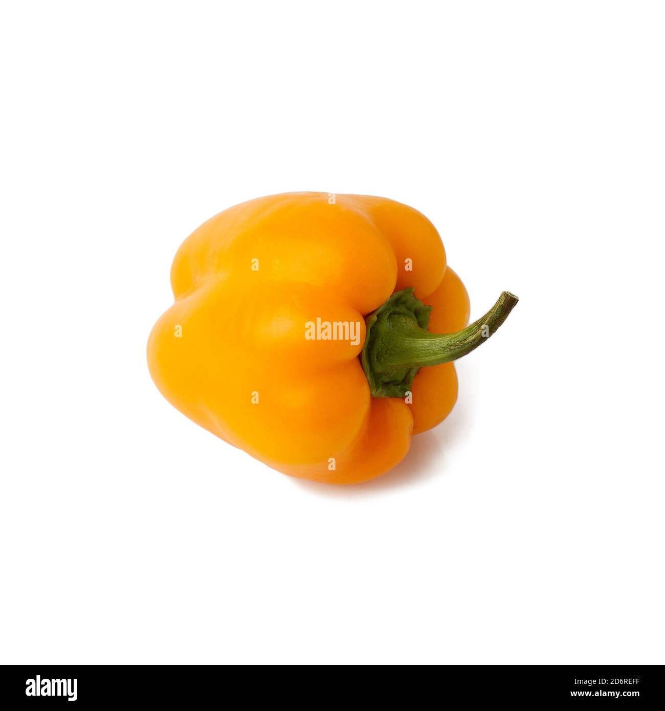 Bell pepper (sweet, capsicum, paprika) isolated on white background ...