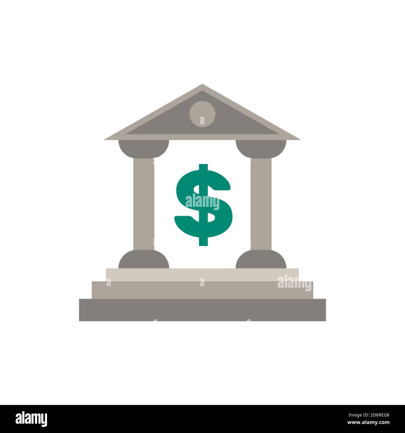 Bank icon. Simple element from buildings collection. Creative Bank icon ...