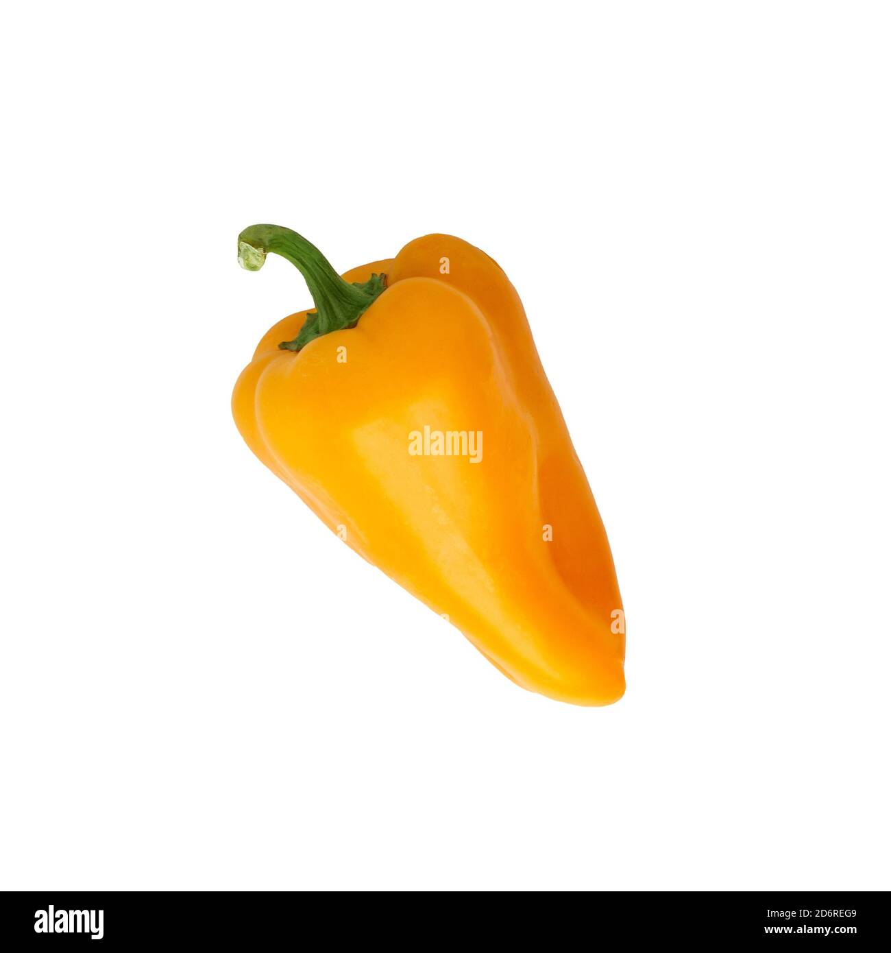 Bell pepper (sweet, capsicum, paprika) isolated on white background ...