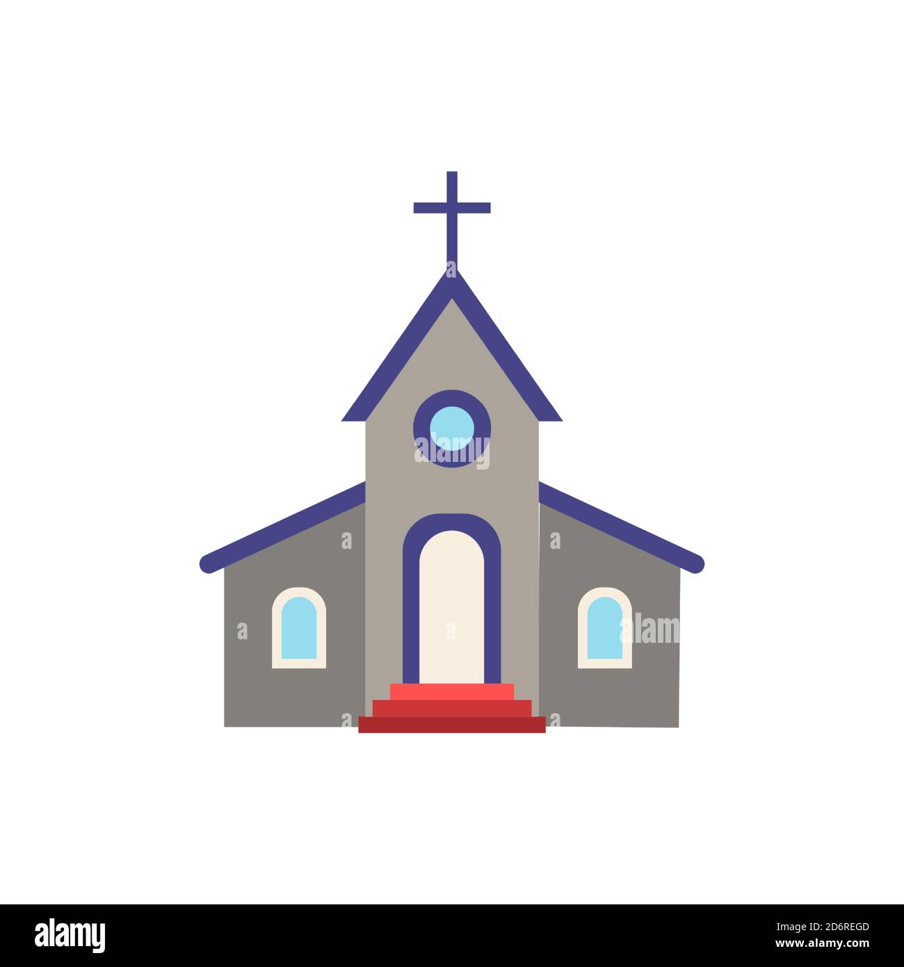 Church icon. Simple element from buildings collection. Creative Church ...