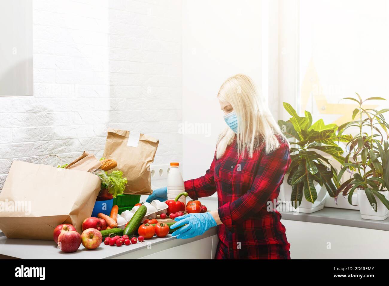 Buy it now. Happy woman presenting product. Promoting product or ...