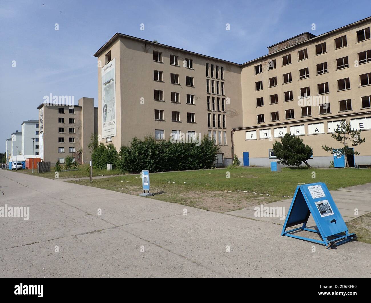 building complex Colossus of Prora on the island of Ruegen, Germany ...