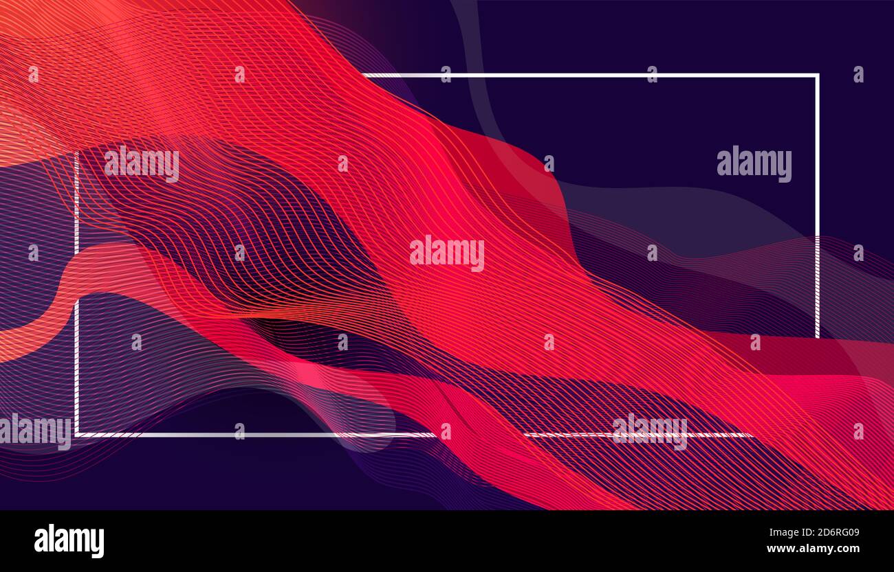 Speed abstract background with a colored dynamic waves and line with ...