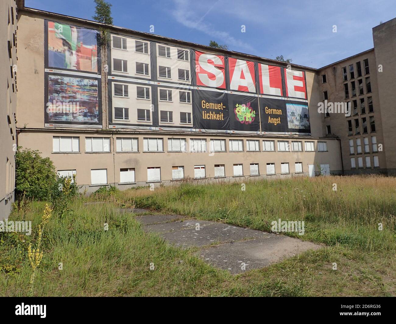 building complex Colossus of Prora on the island of Ruegen, Germany ...