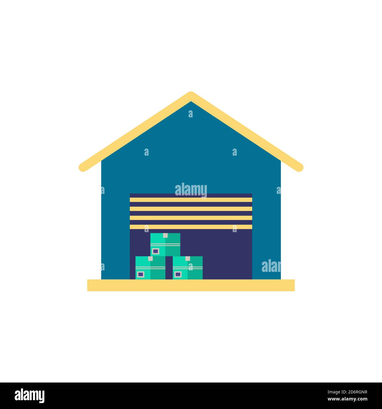 Warehouse icon. Simple element from buildings collection. Creative ...
