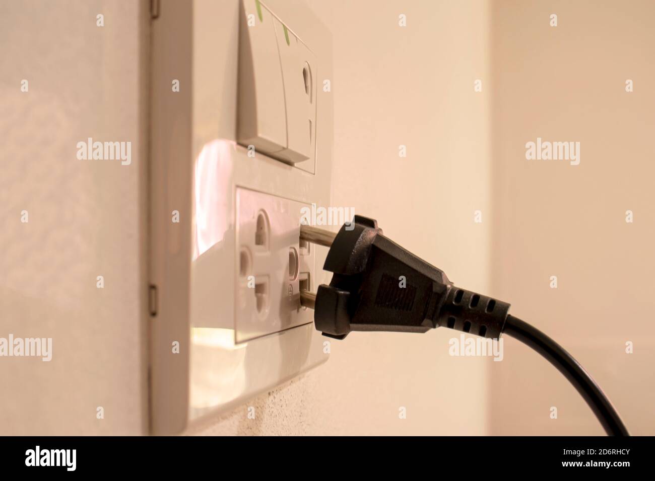 Plug socket fire hi-res stock photography and images - Alamy
