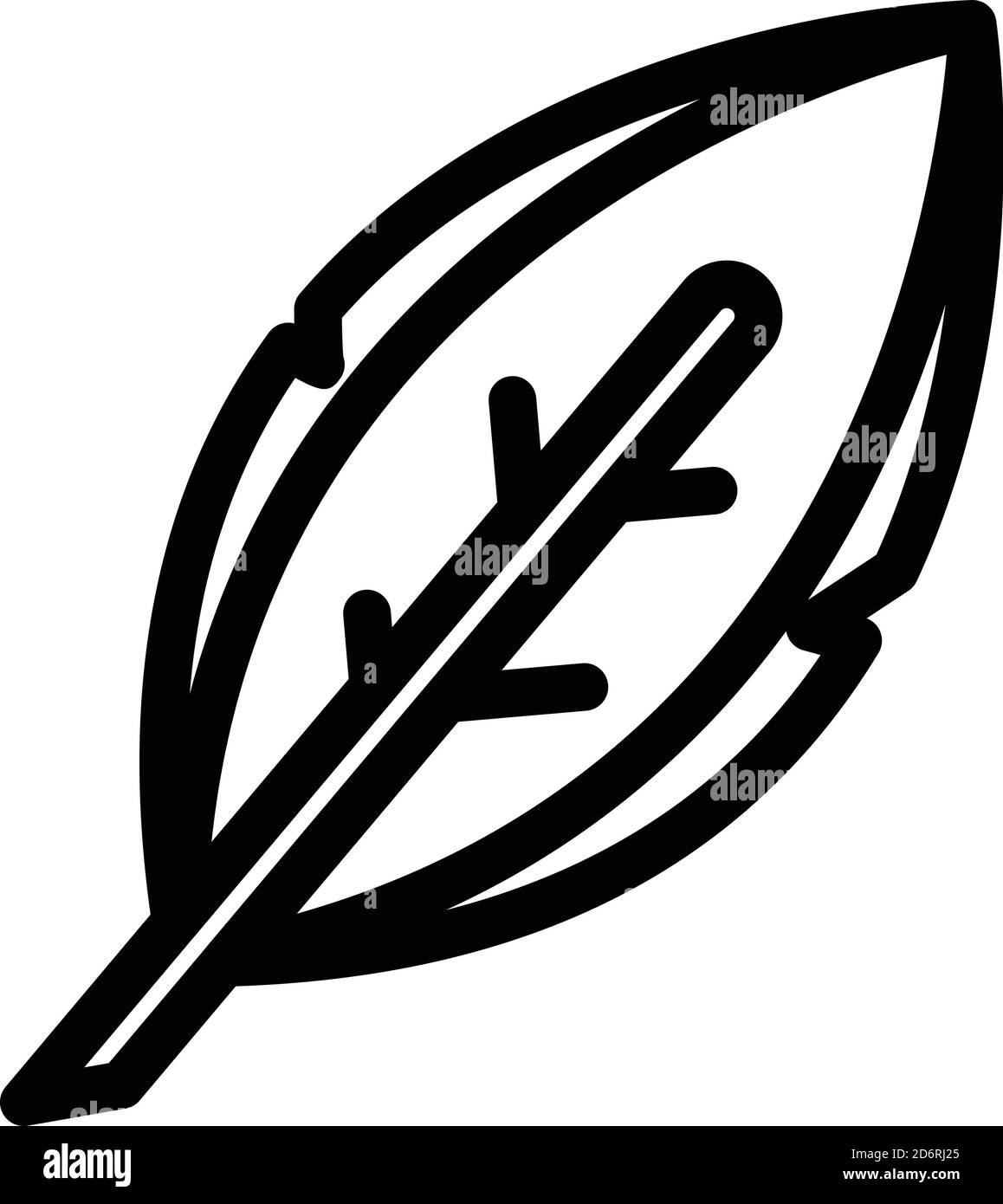 Feather icon, outline style Stock Vector Image & Art - Alamy