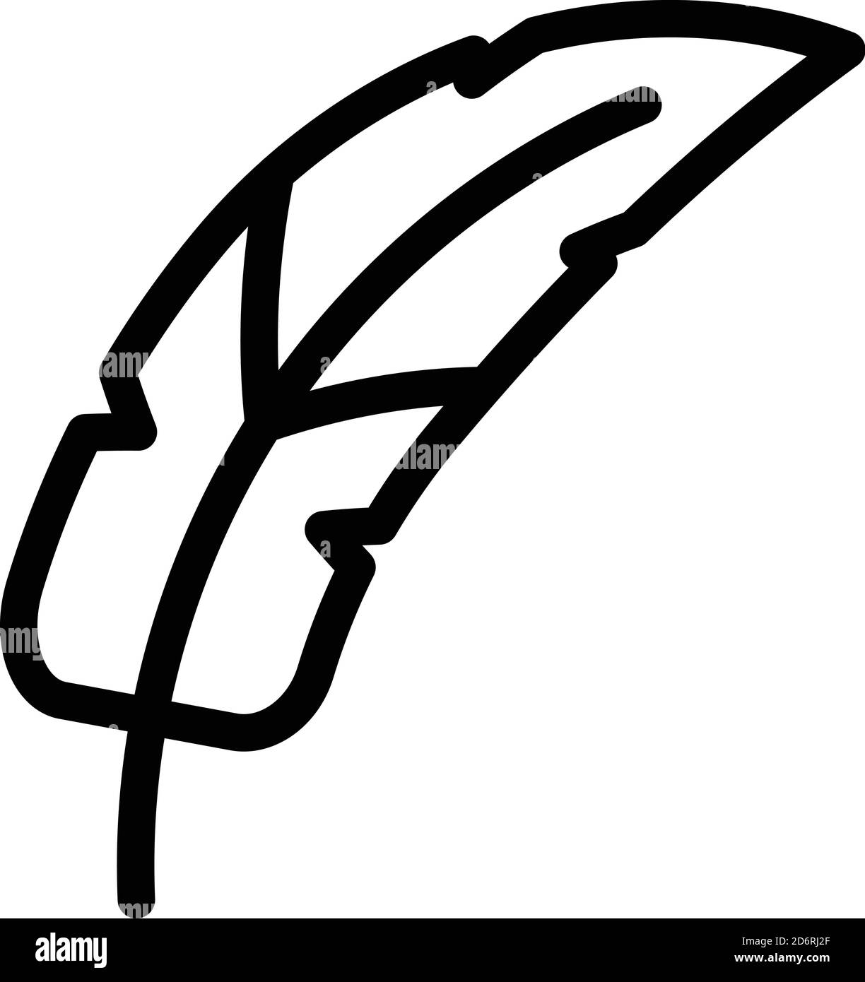 Boho feather icon, outline style Stock Vector Image & Art - Alamy