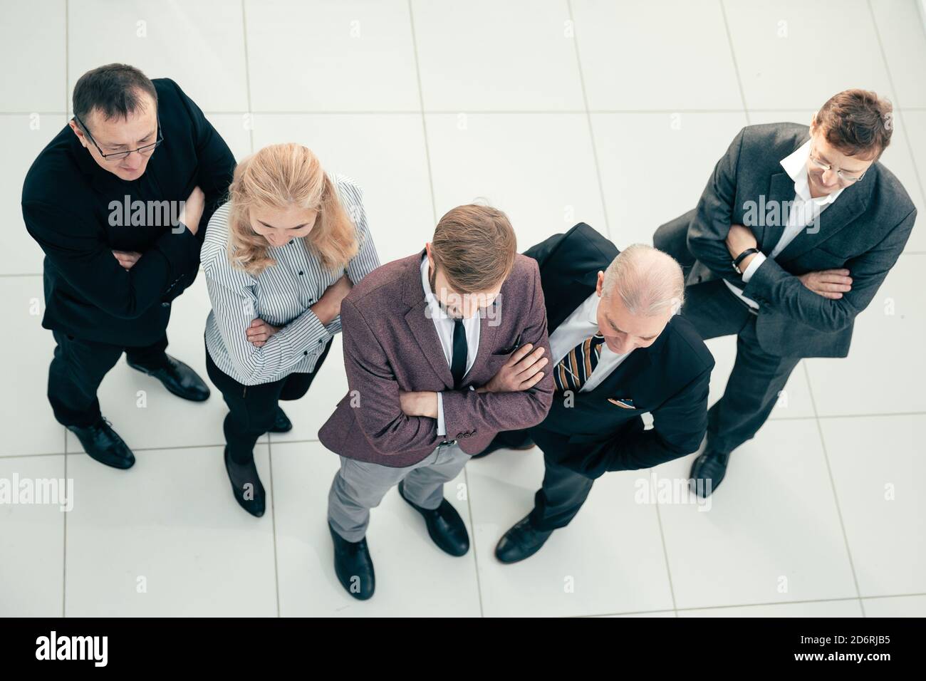 top view. group of various business people Stock Photo - Alamy