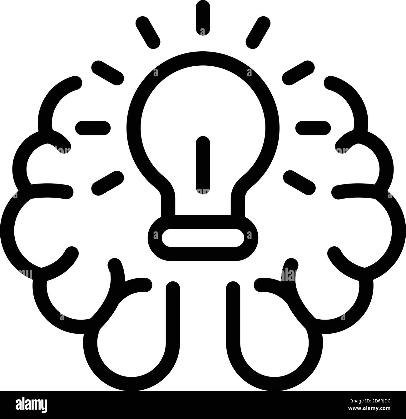 Human mind icon, outline style Stock Vector Image & Art - Alamy