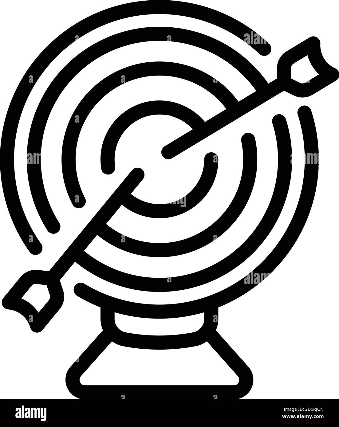 Target idea icon, outline style Stock Vector Image & Art - Alamy