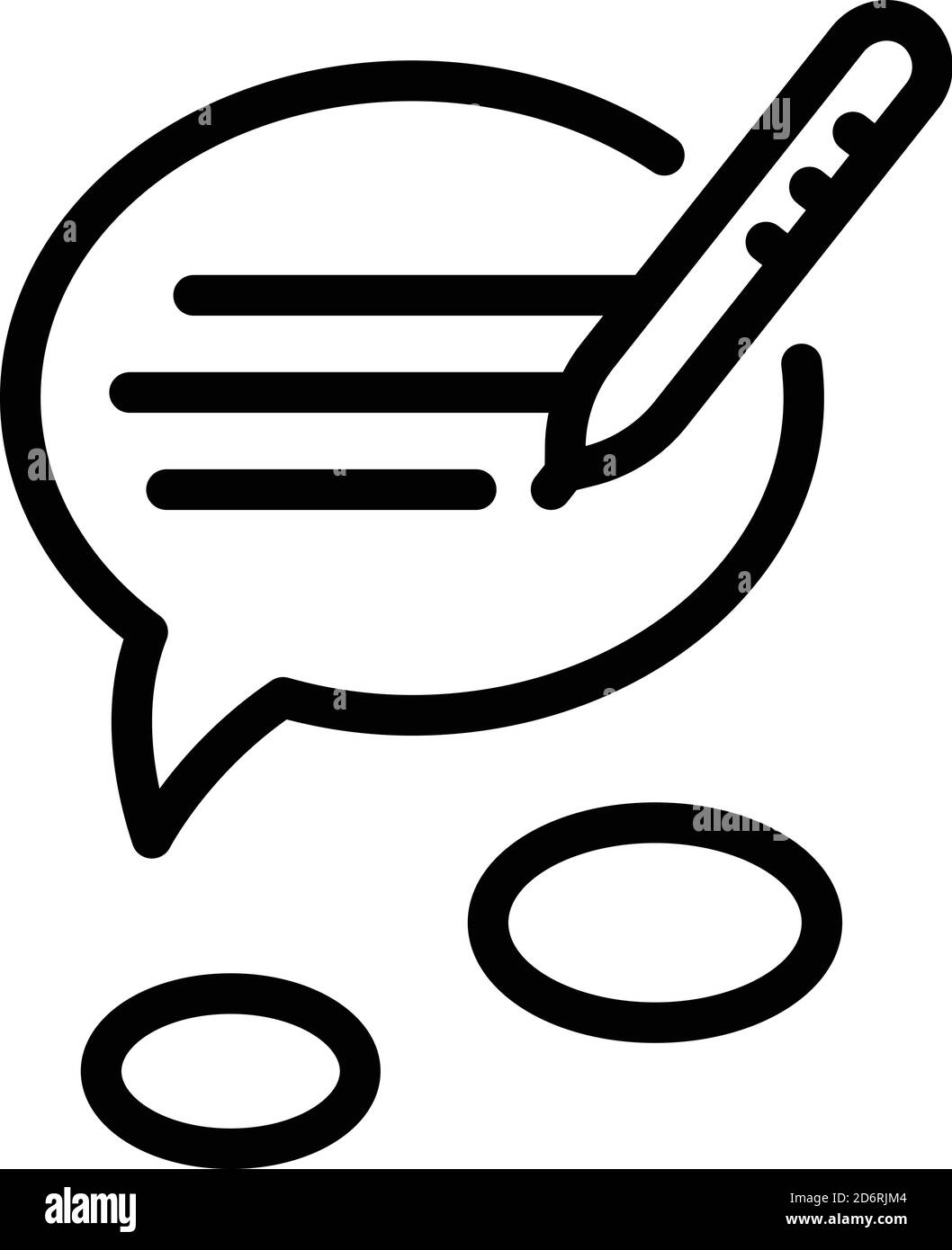 Writing idea icon, outline style Stock Vector Image & Art - Alamy