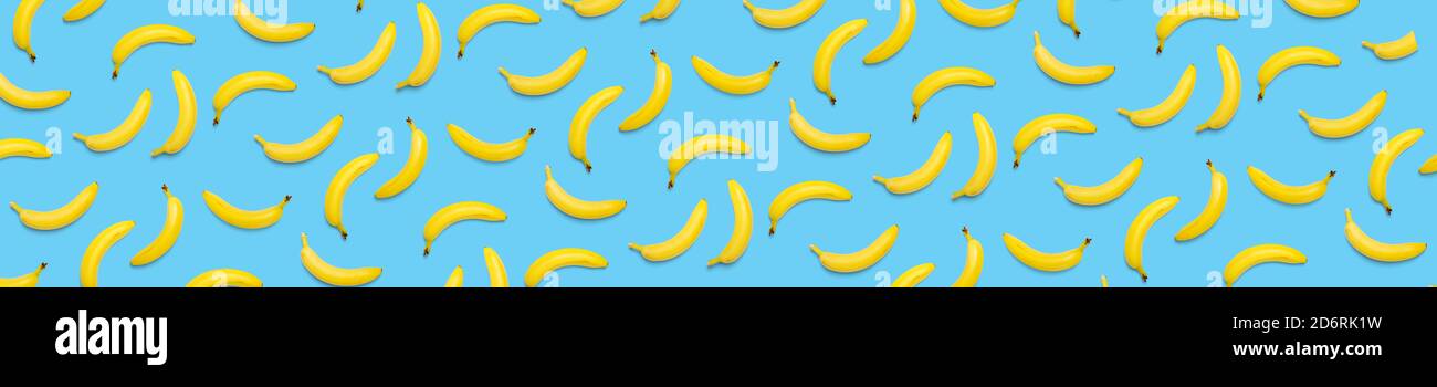 Bananas creative background. pop art bananas background. Tropical ...