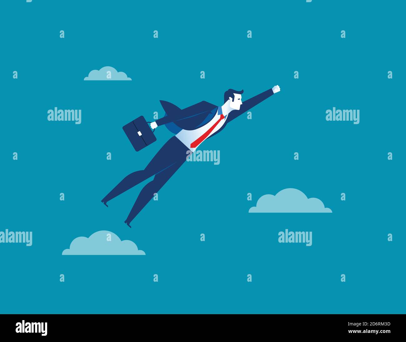 Men flying through Stock Vector Images - Alamy