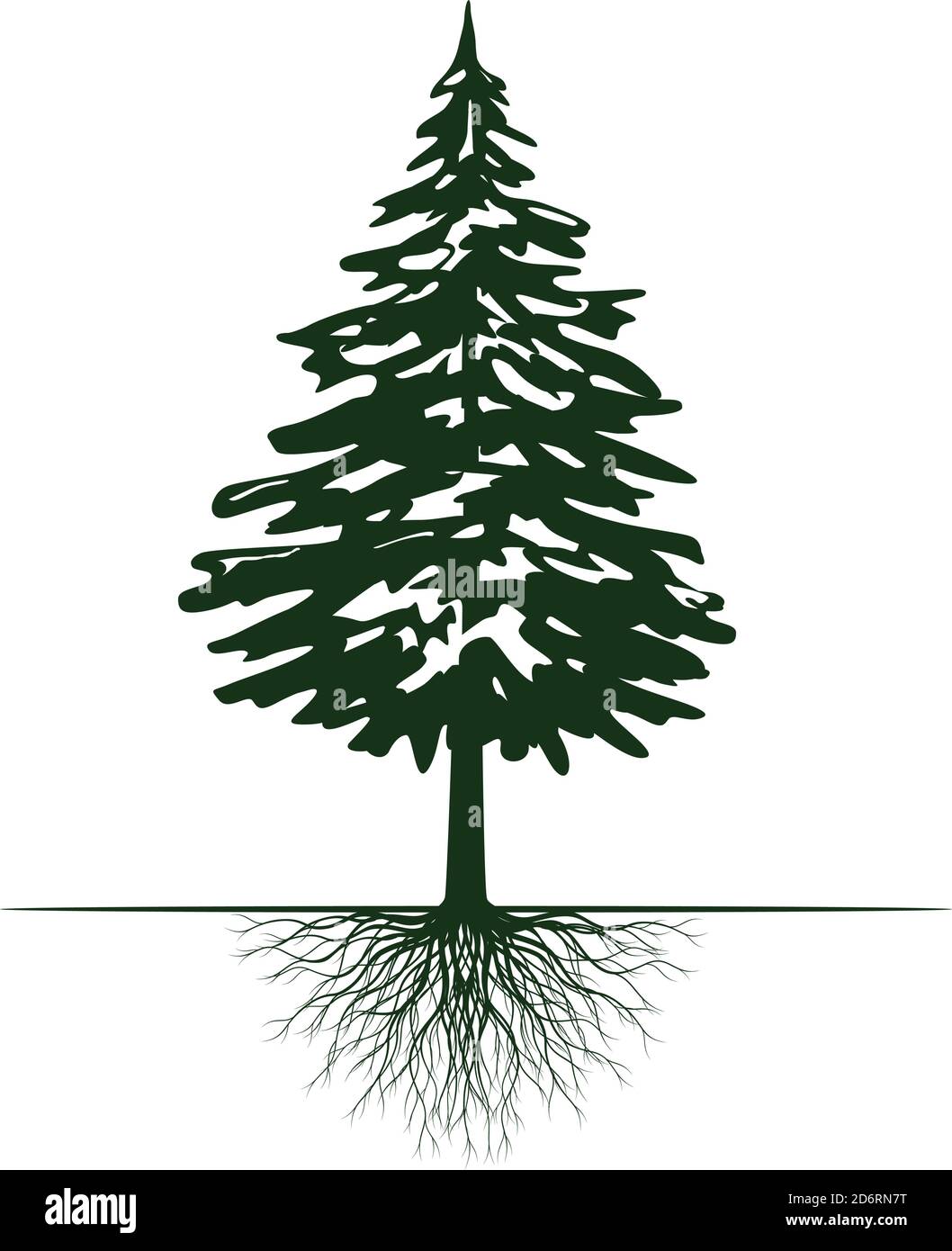 Christmas tree background spruce Cut Out Stock Images & Pictures - Alamy