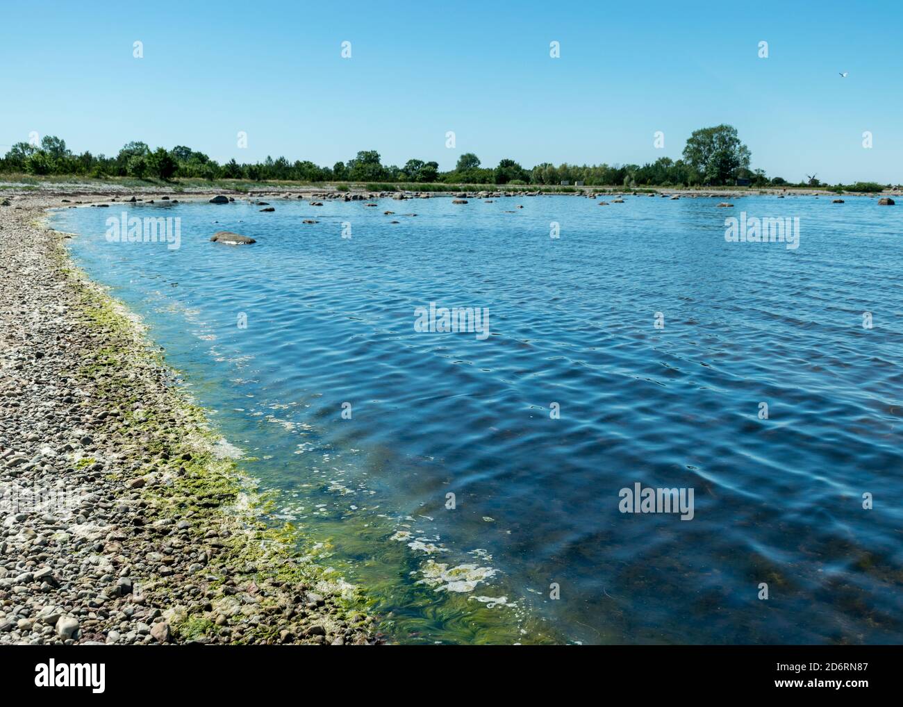 landscape with traditional coastal view, Saaremaa Island, Estonia Stock ...