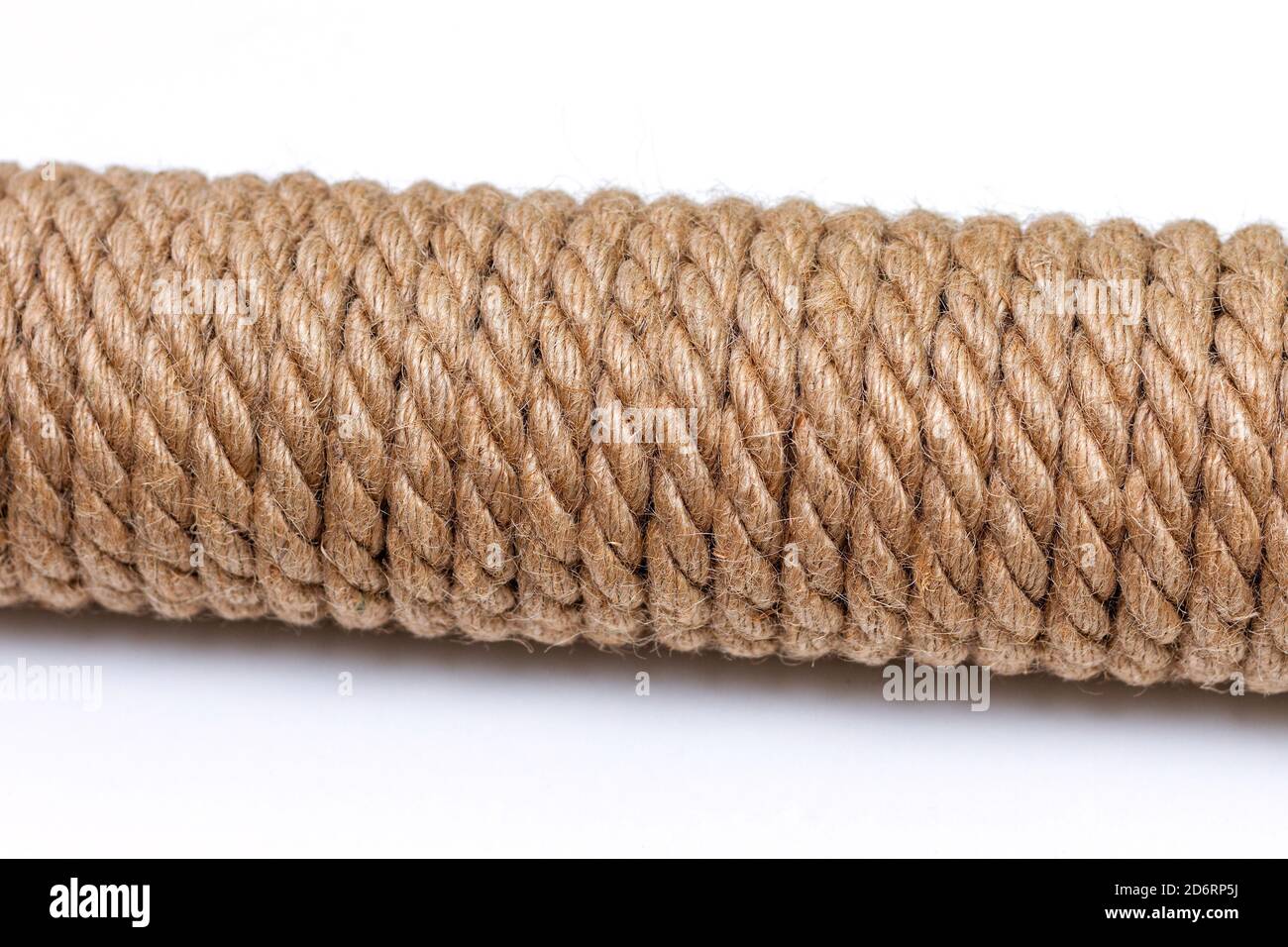 Brown cat scratching post. Selective focus, macro close-up Stock Photo ...