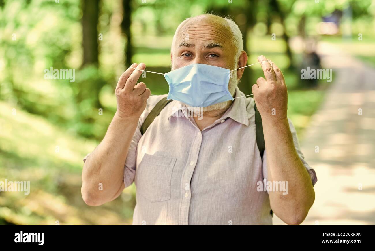 Mask protecting from virus. Pandemic concept. Limit risk infection ...