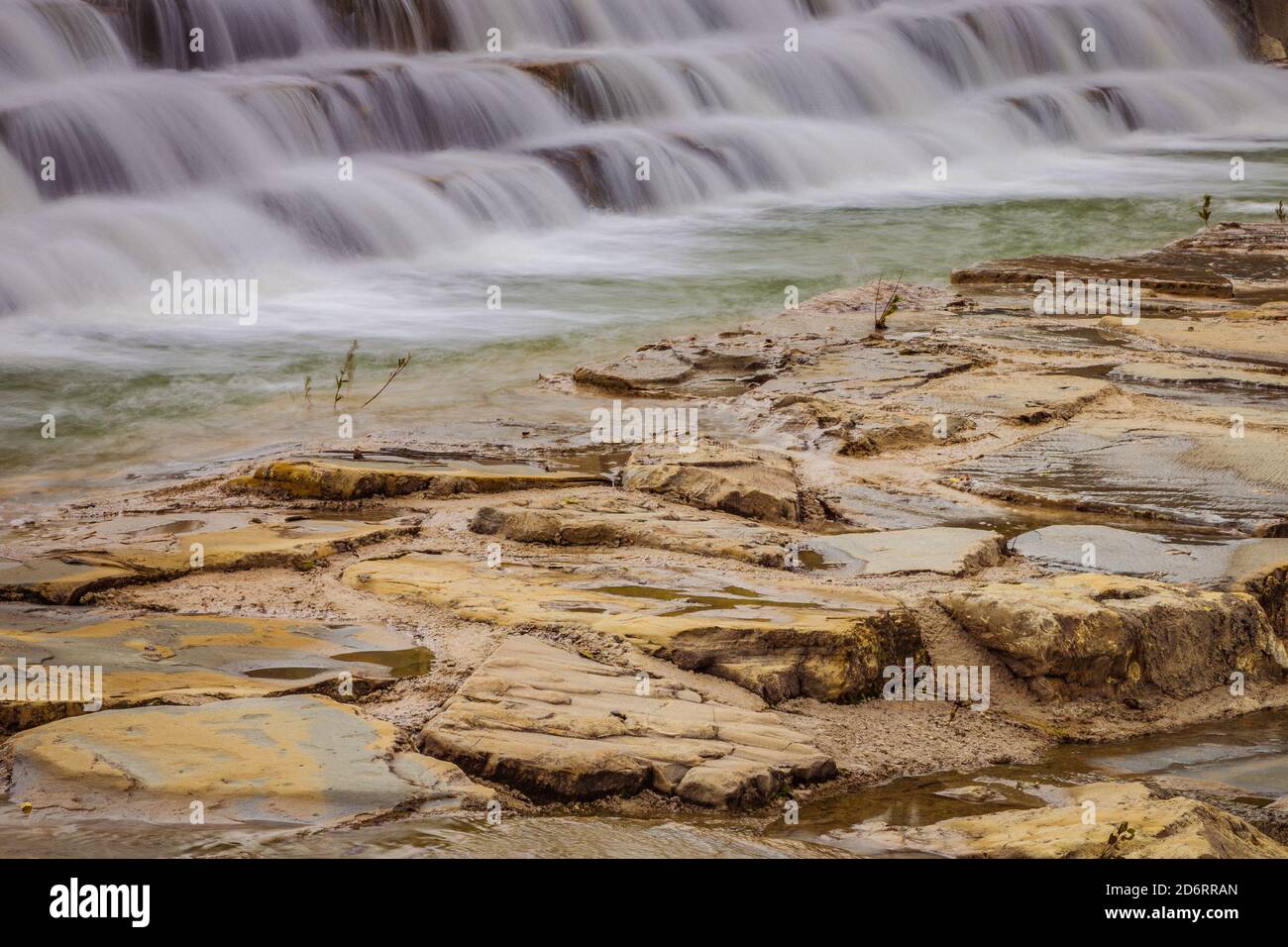 river waters descending on stairway rocky steps Stock Photo - Alamy