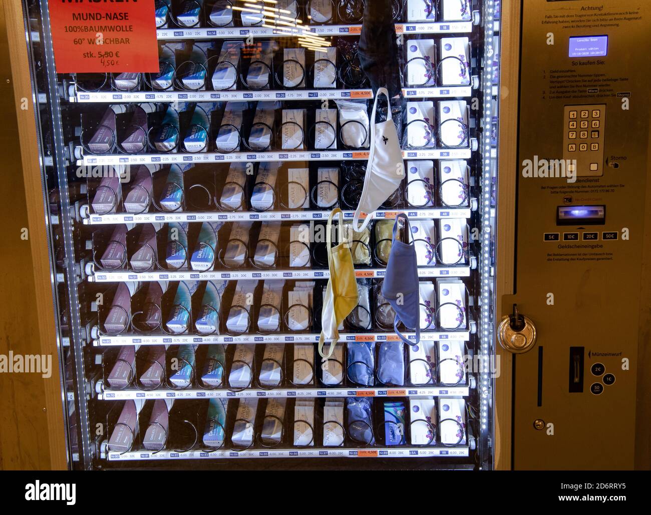 Berlin, Germany. 19th Oct, 2020. A vending machine with different ...