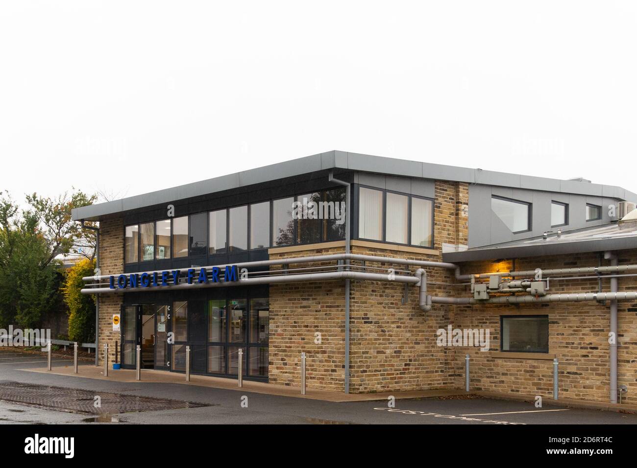 The headquarters building of Longley Farm, a dairy produce manufacturer ...