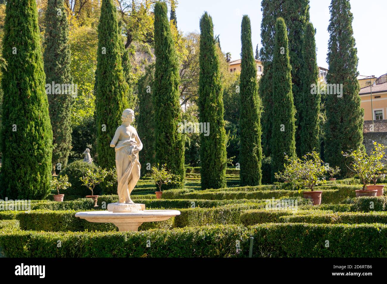 Famous 14th Century "Giusti" Palace and garden in Verona, Italy ...