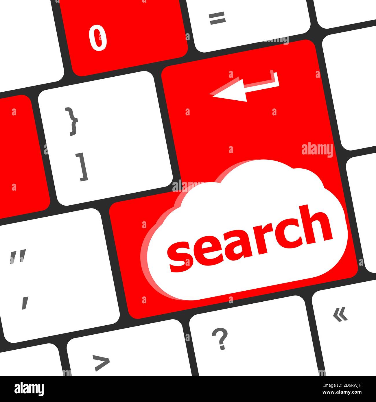 internet search engine key showing information hunt concept Stock Photo ...