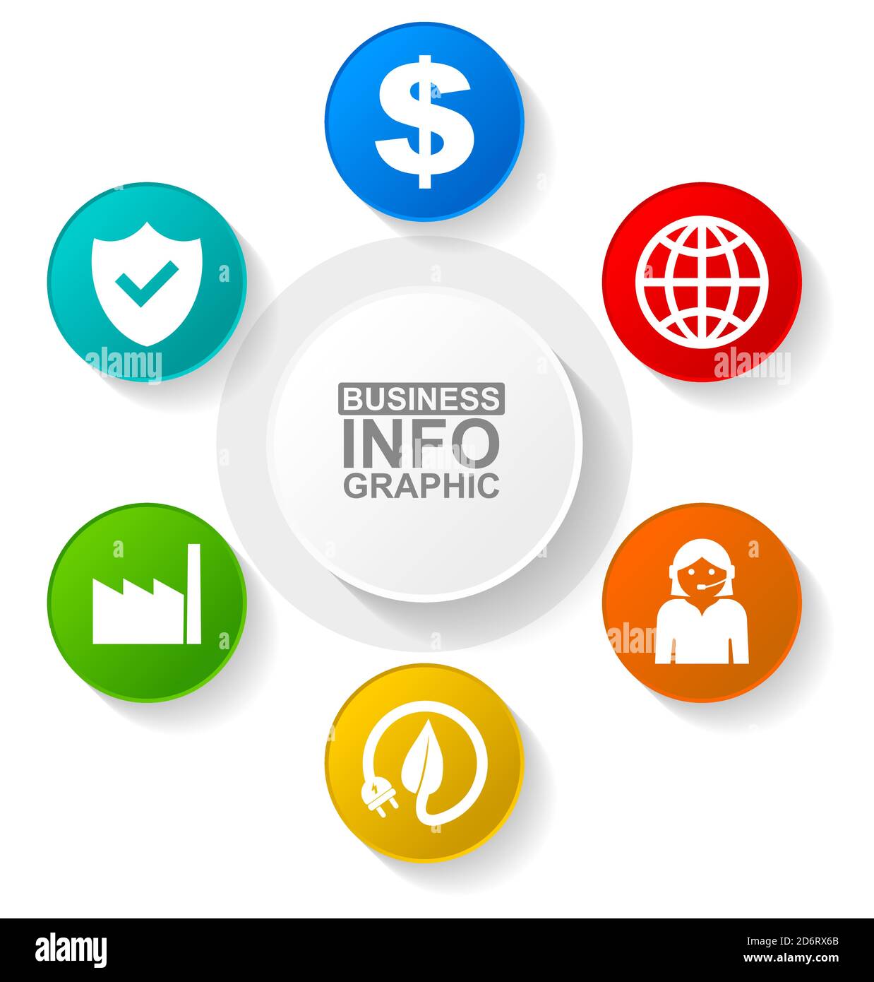 Business infographic vector template for presentation, chart, diagram ...