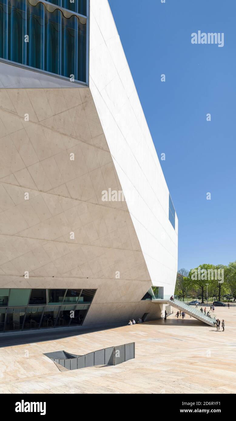 Casa da Musica, the modern concert hall by architect Rem Koolhaas. City ...