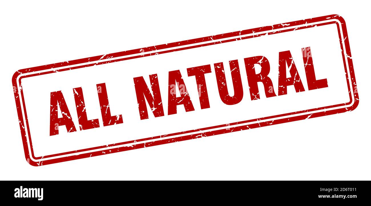 all natural stamp. square grunge sign isolated on white background Stock Vector Image & Art - Alamy