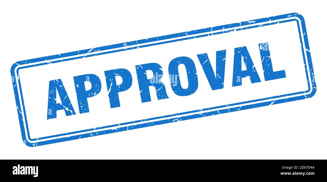 approval stamp. square grunge sign isolated on white background Stock Vector Image & Art - Alamy