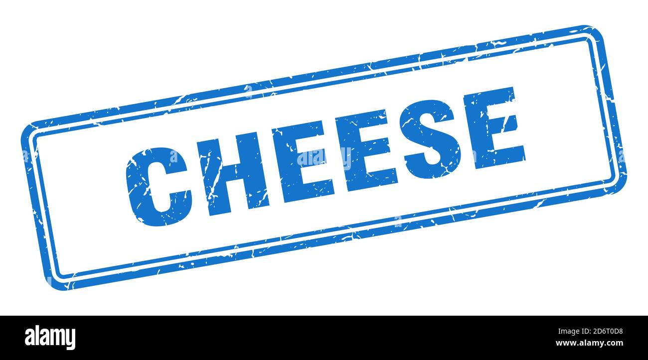 cheese stamp. square grunge sign isolated on white background Stock ...