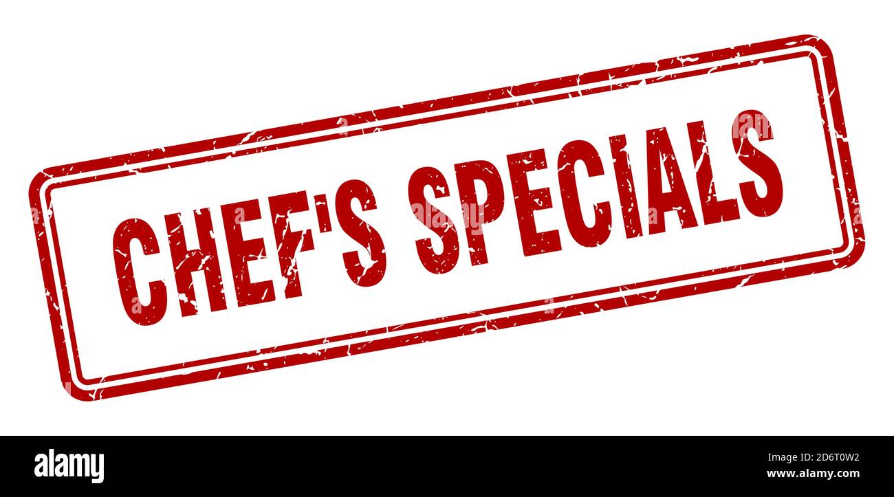chef's specials stamp. square grunge sign isolated on white background Stock Vector Image & Art ...