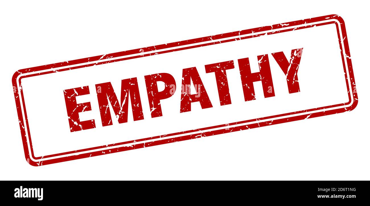 empathy stamp. square grunge sign isolated on white background Stock ...