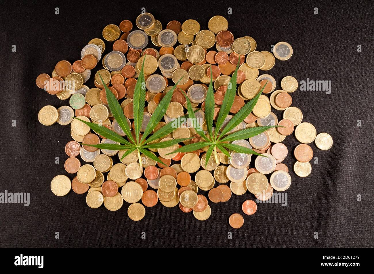 Marijuana and Money Stock Photo - Alamy