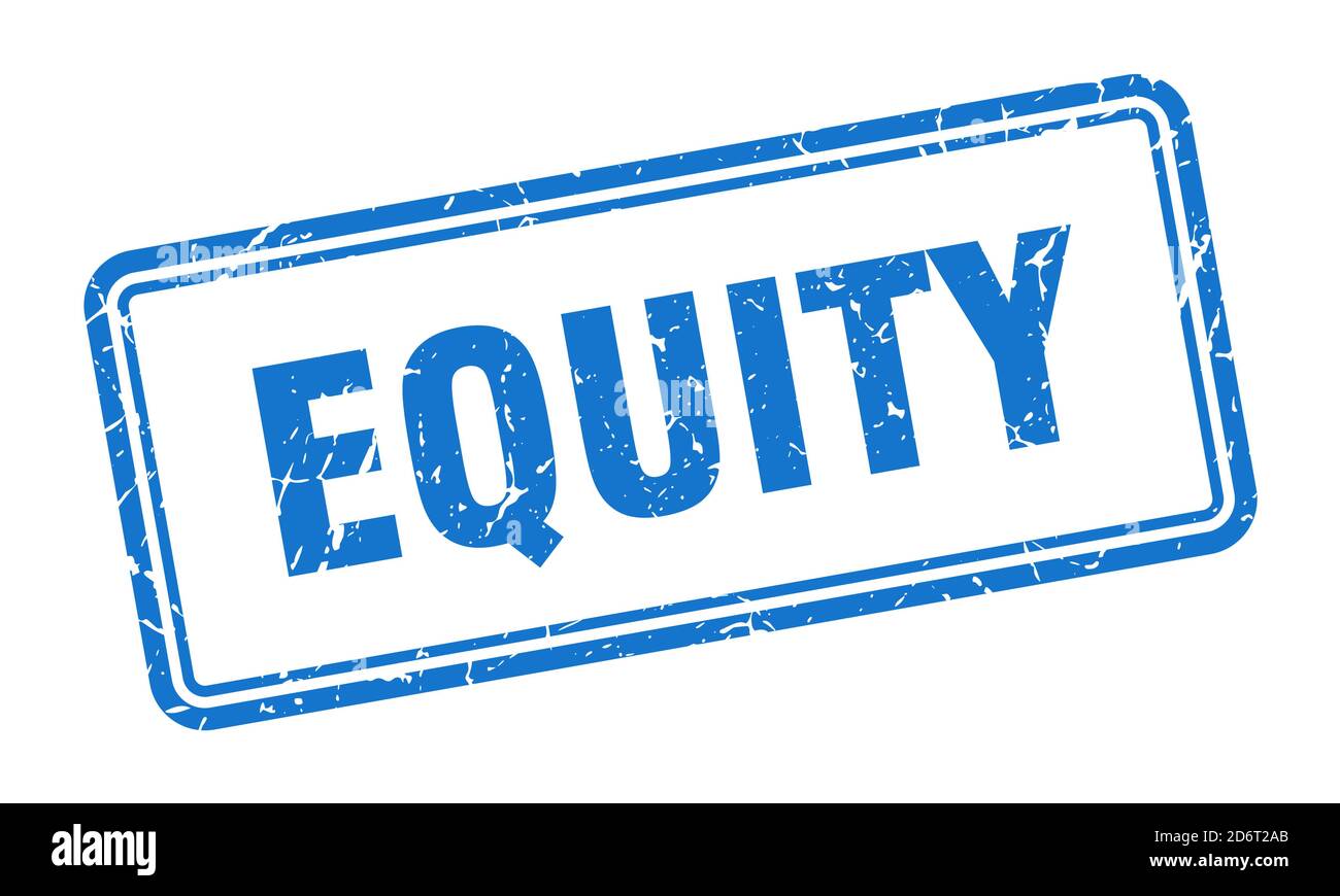 equity stamp. square grunge sign isolated on white background Stock ...