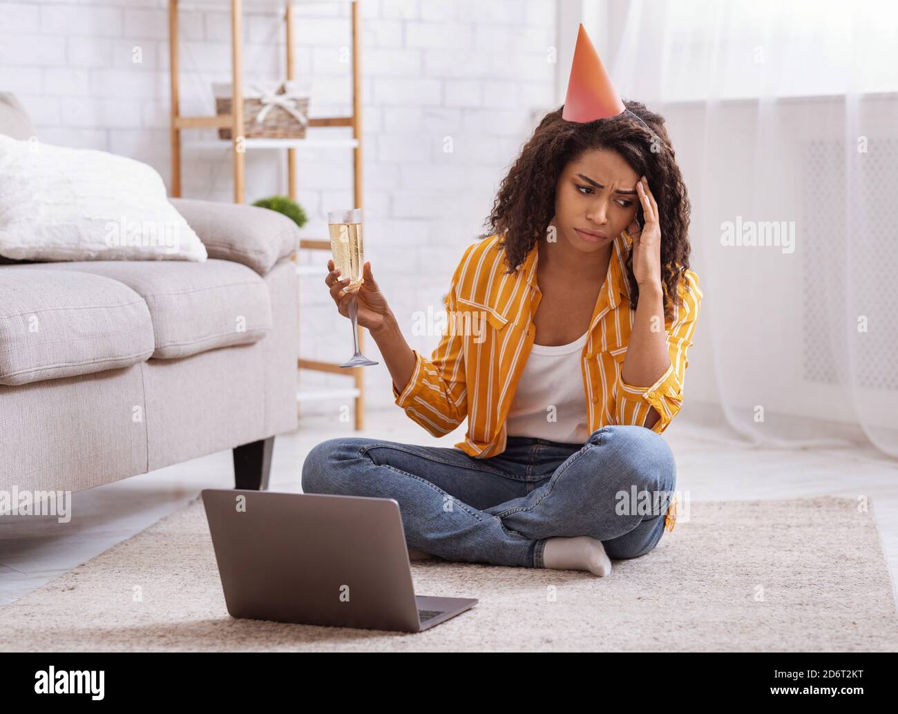 Woman party sad hi-res stock photography and images - Alamy