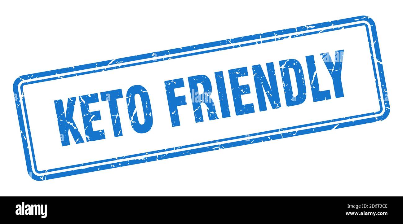 keto friendly stamp. square grunge sign isolated on white background ...