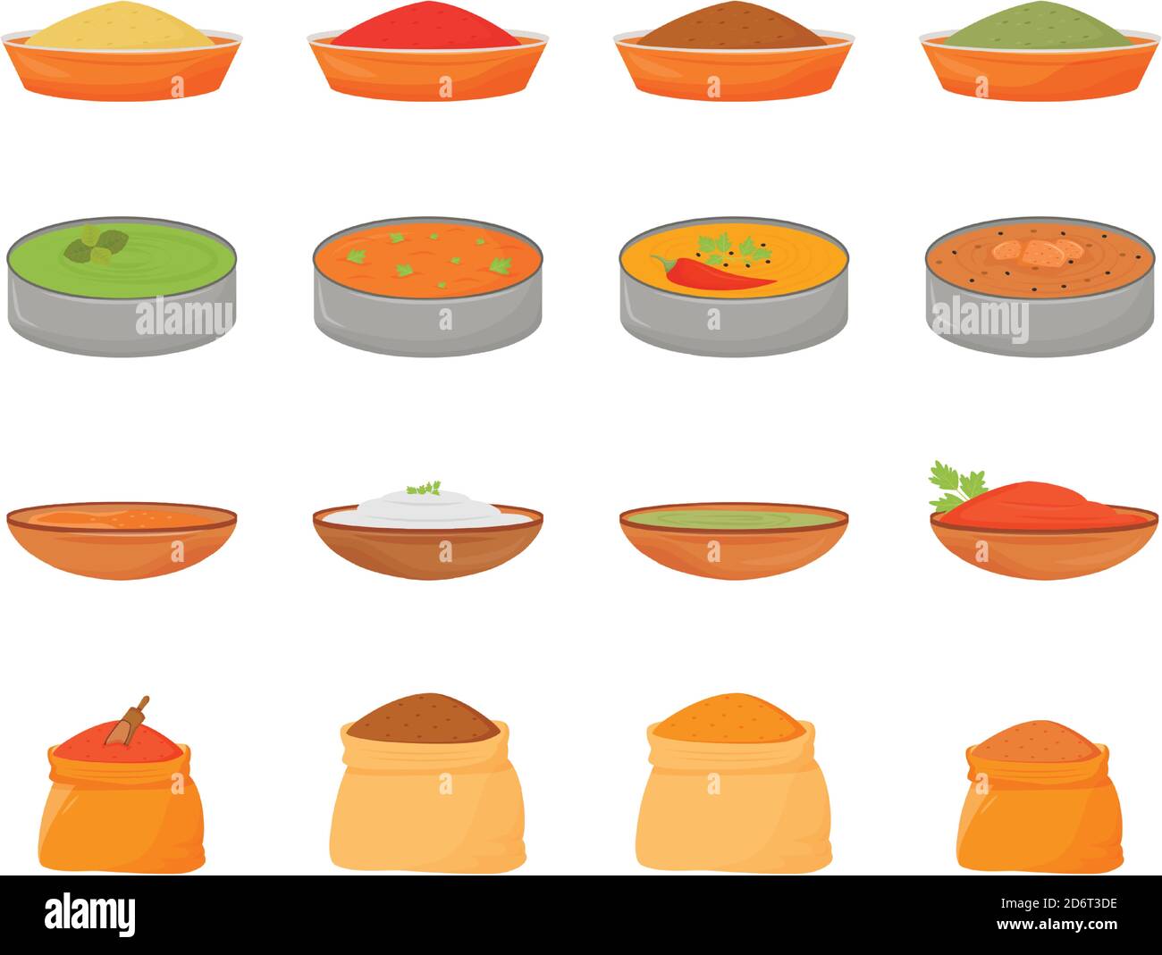 Kadhi chawal Stock Vector Images - Alamy