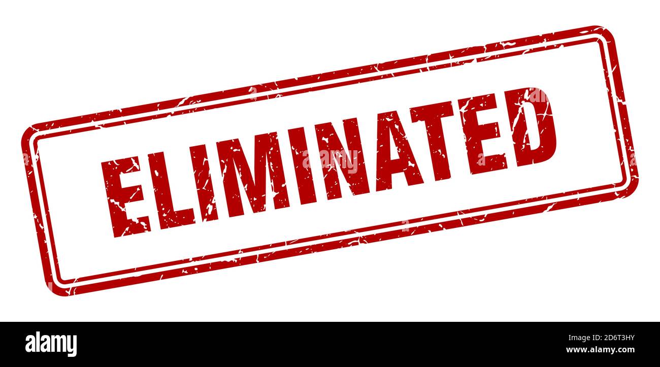 Eliminated stamp hi-res stock photography and images - Alamy