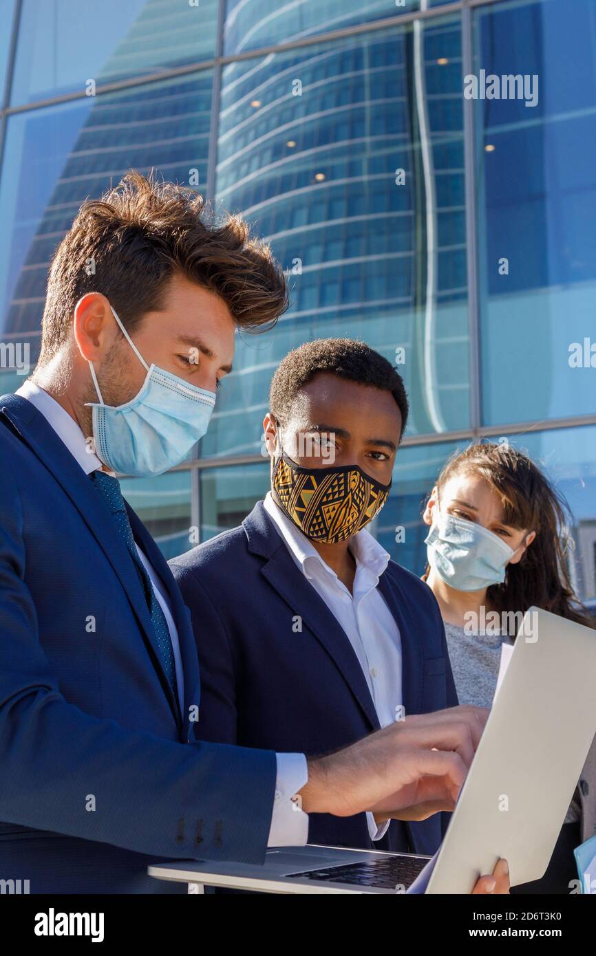 Reflection in windshield of frustrated female driver crying while ...