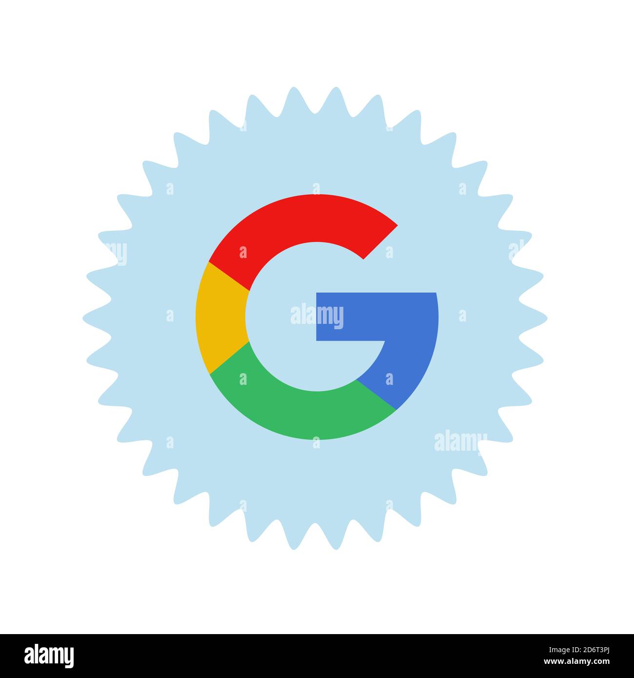 Google logo. Google it is the largest Internet search engine, owned of ...
