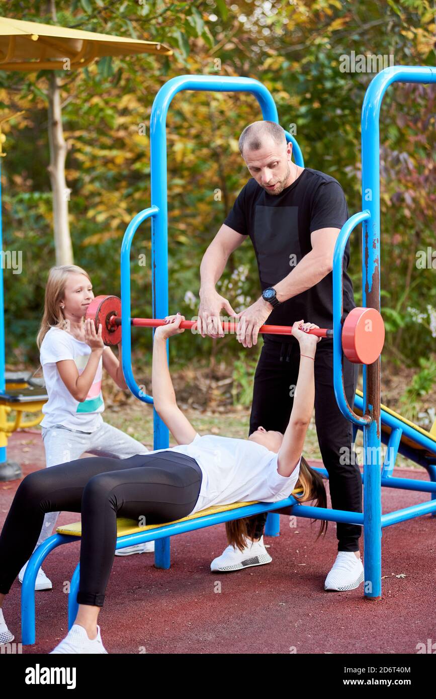 Father Lifting Daughter Air High Resolution Stock Photography and ...