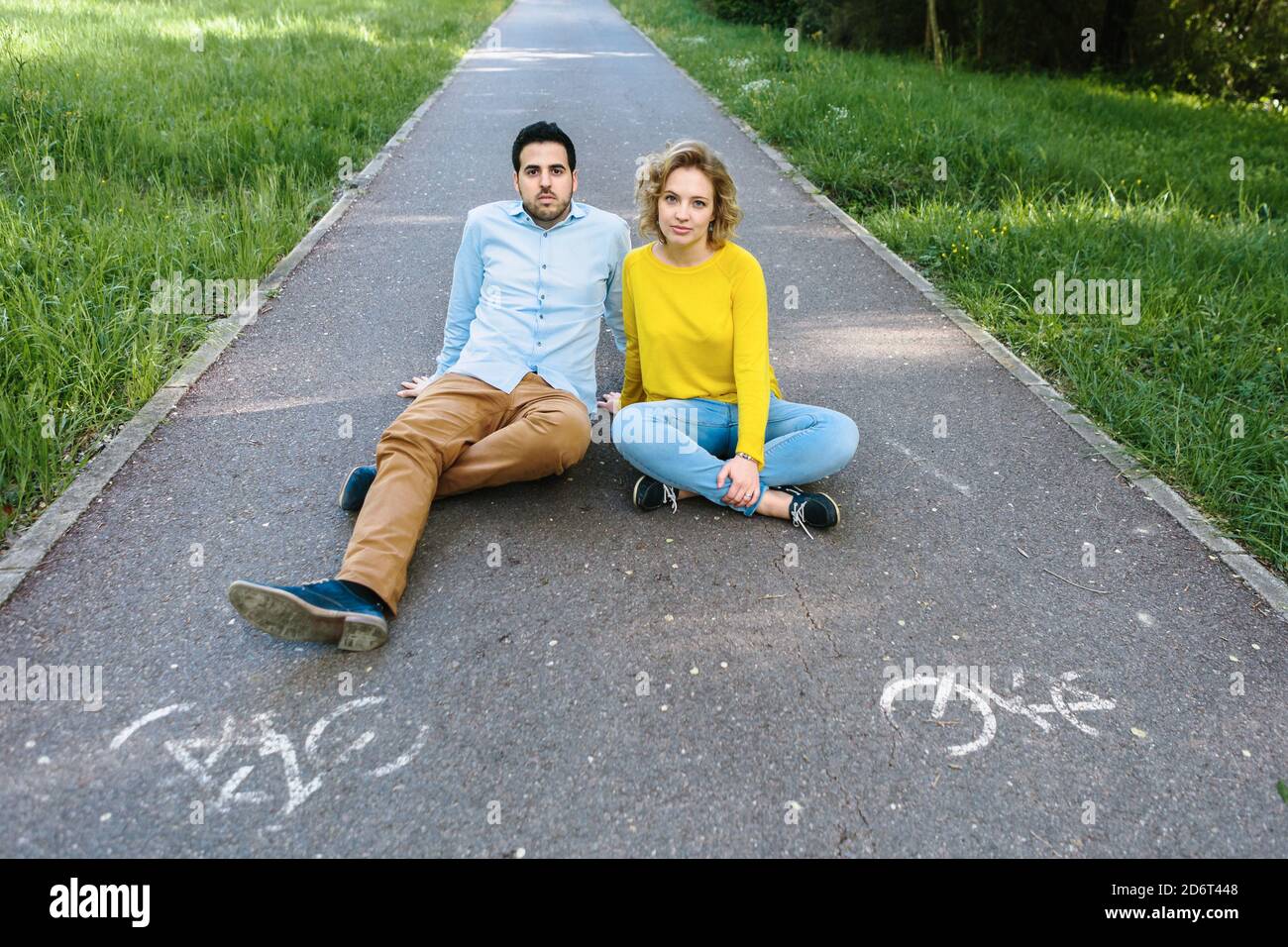 Gentle asphalt path hi-res stock photography and images - Alamy
