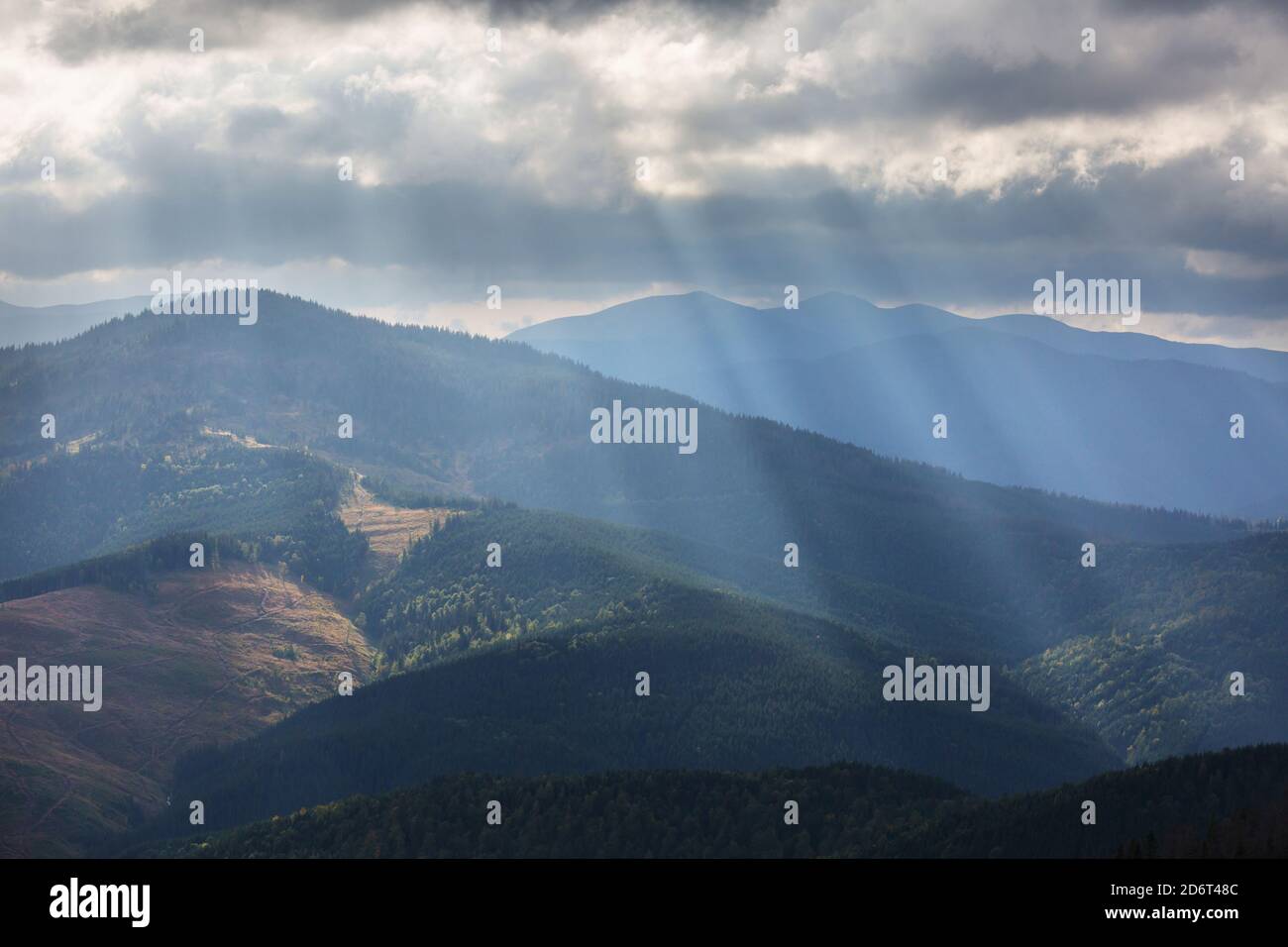 Beautiful natural landscapes in Carpathian mountains Stock Photo - Alamy