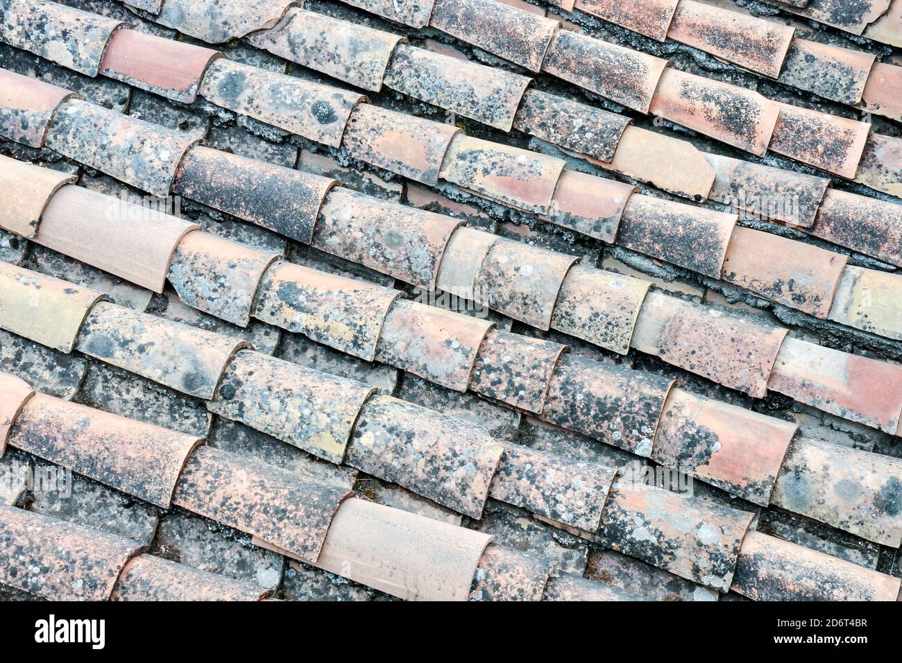 Tiles on the Building Roof Texture Stock Photo - Alamy