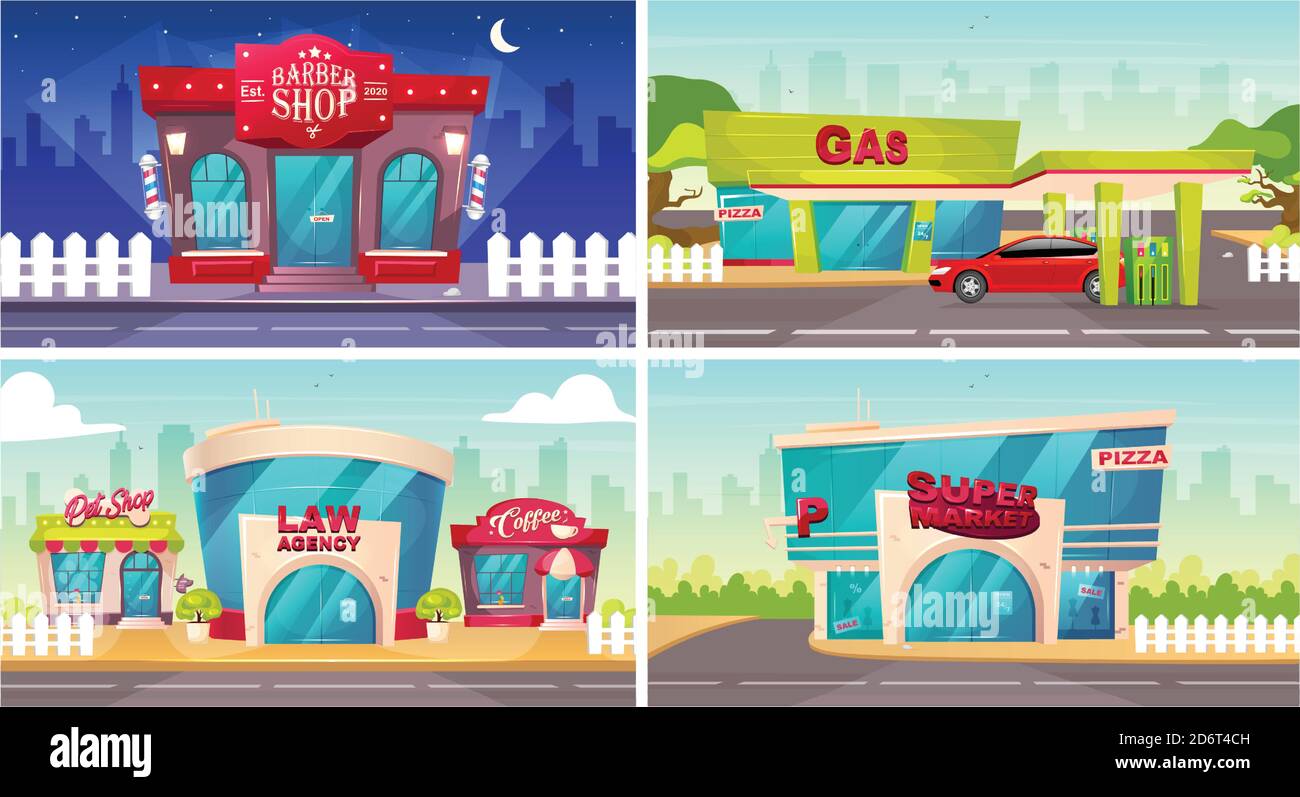 Shop fronts Cut Out Stock Images & Pictures - Alamy