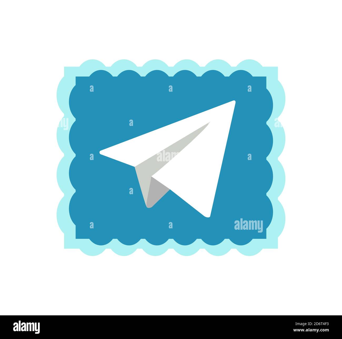 Network messenger icon outline Cut Out Stock Images & Pictures - Alamy