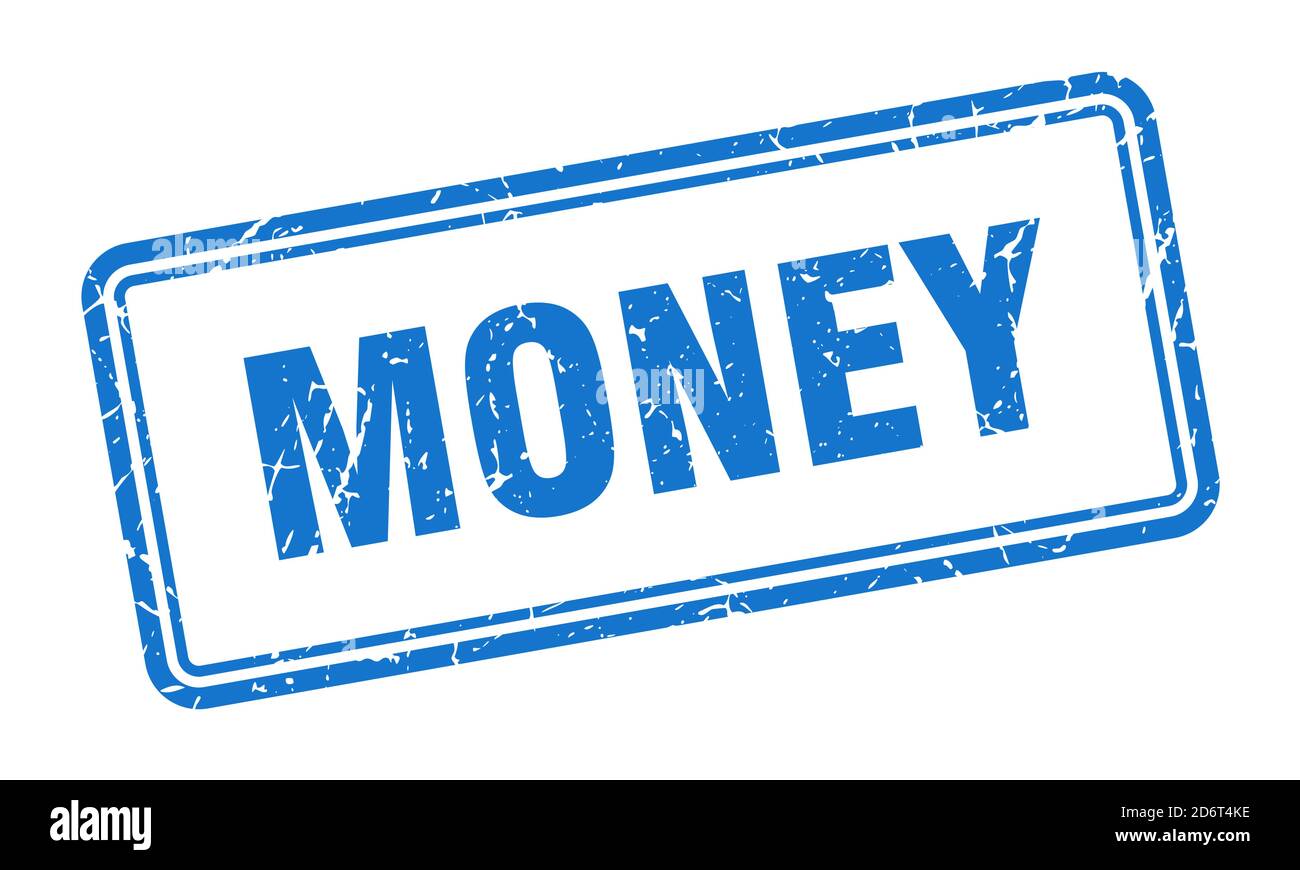 money stamp. square grunge sign isolated on white background Stock ...